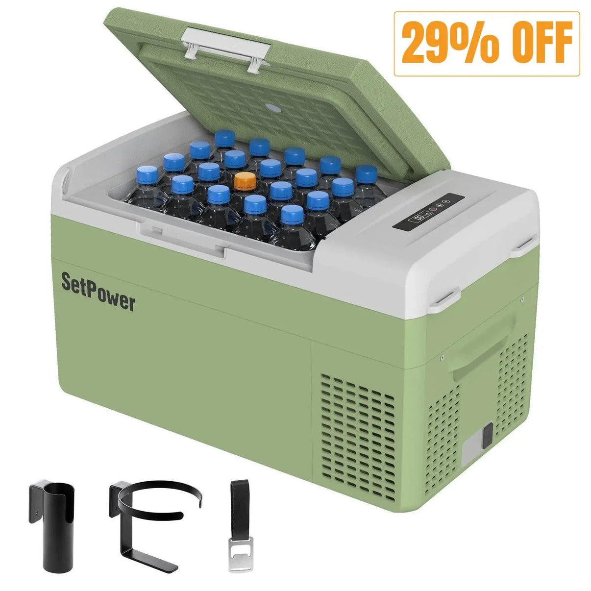 FC20 Car Refrigerator 12V Fridge Freezer for Camper 21Qt - – Setpower ...