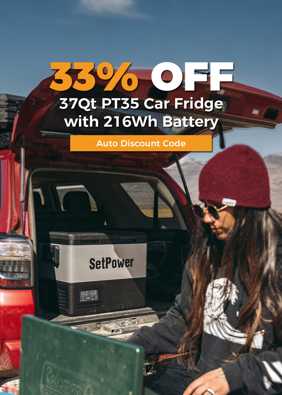Setpower Fridge Portable Refrigerator Car Fridge 12 Volt Freezer ...